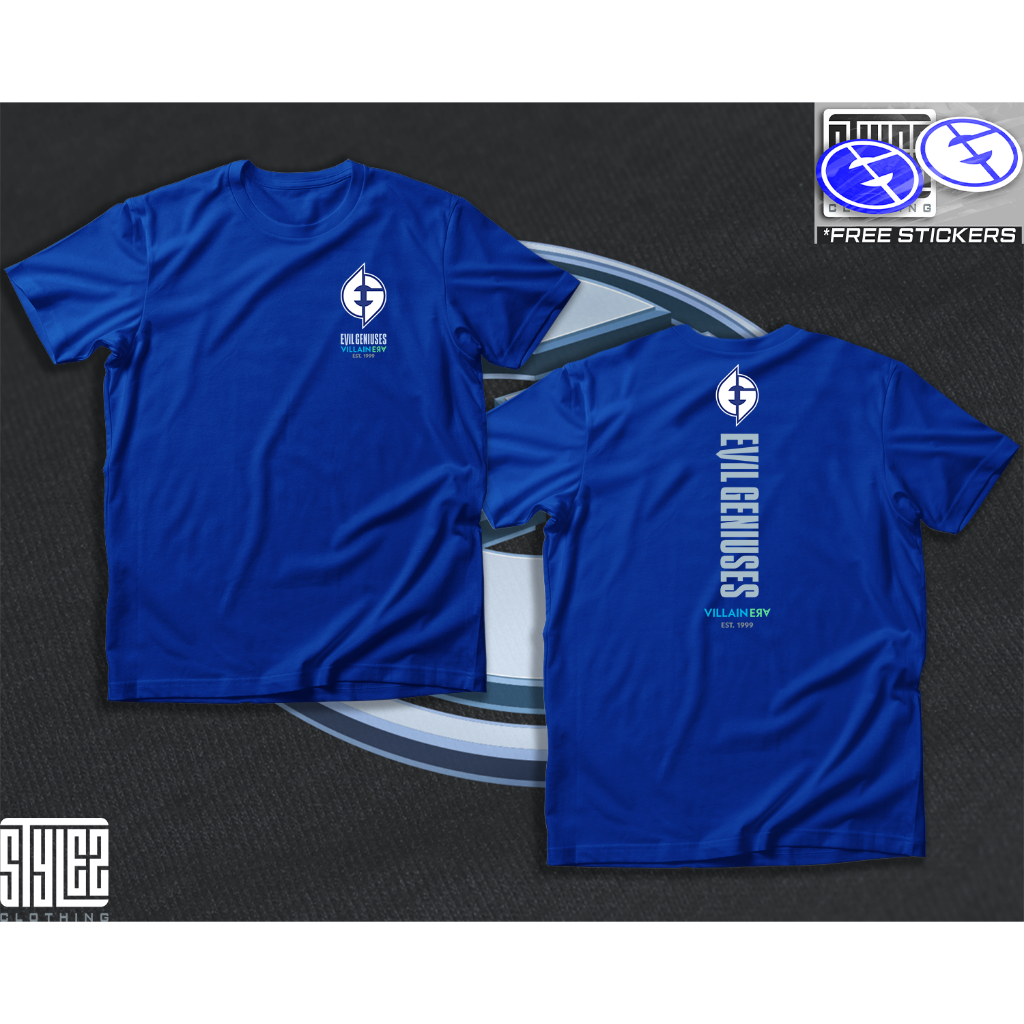 EVIL GENIUSES ESPORTS TEAM GAMING T-SHIRT | Shopee Philippines