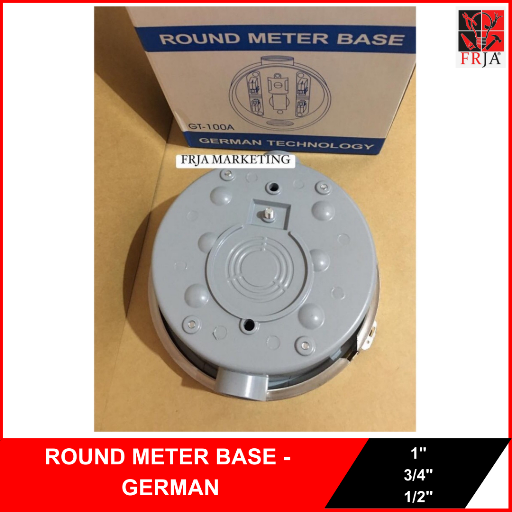 METER BASE ROUND 1/2, 3/4, 1 GERMAN TECHNOLOGY GT-100A | Shopee Philippines