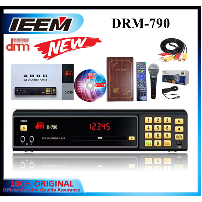 MP Megapro D-790 DoReMi Karaoke Player + DVD + Songbook+MIC | Shopee ...