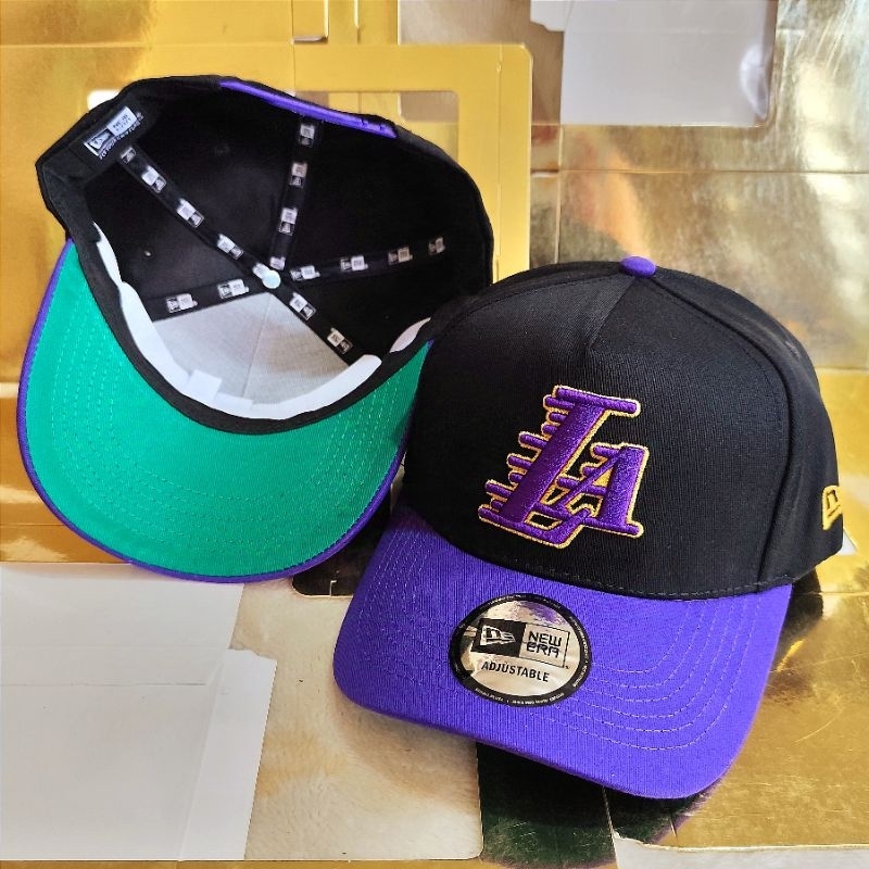 Top Grade New Era Los Angeles Lakers A-frame curve/snapback caps ...