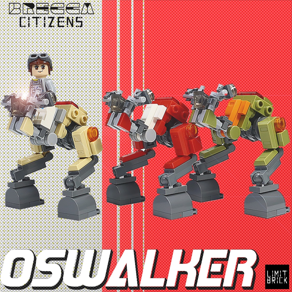 Brecca Citizens Oswalker Brick Robot Vehicle Mech Building Blocks for ...