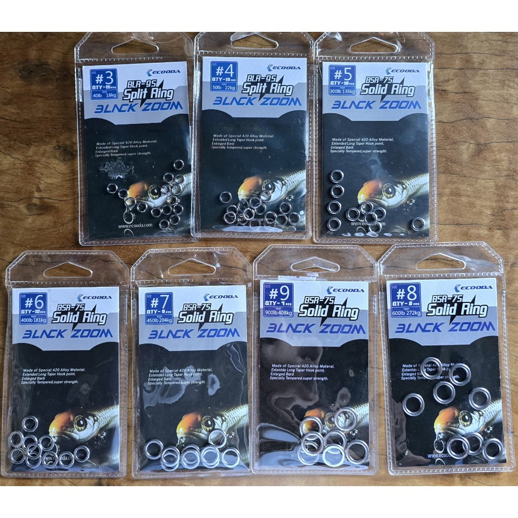 BLACK ZOOM SPLIT RING (BLR-9S ) | Shopee Philippines