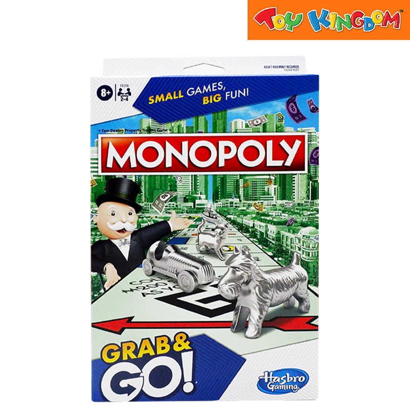 Hasbro Gaming Grab & Go Monopoly Board Game | Shopee Philippines