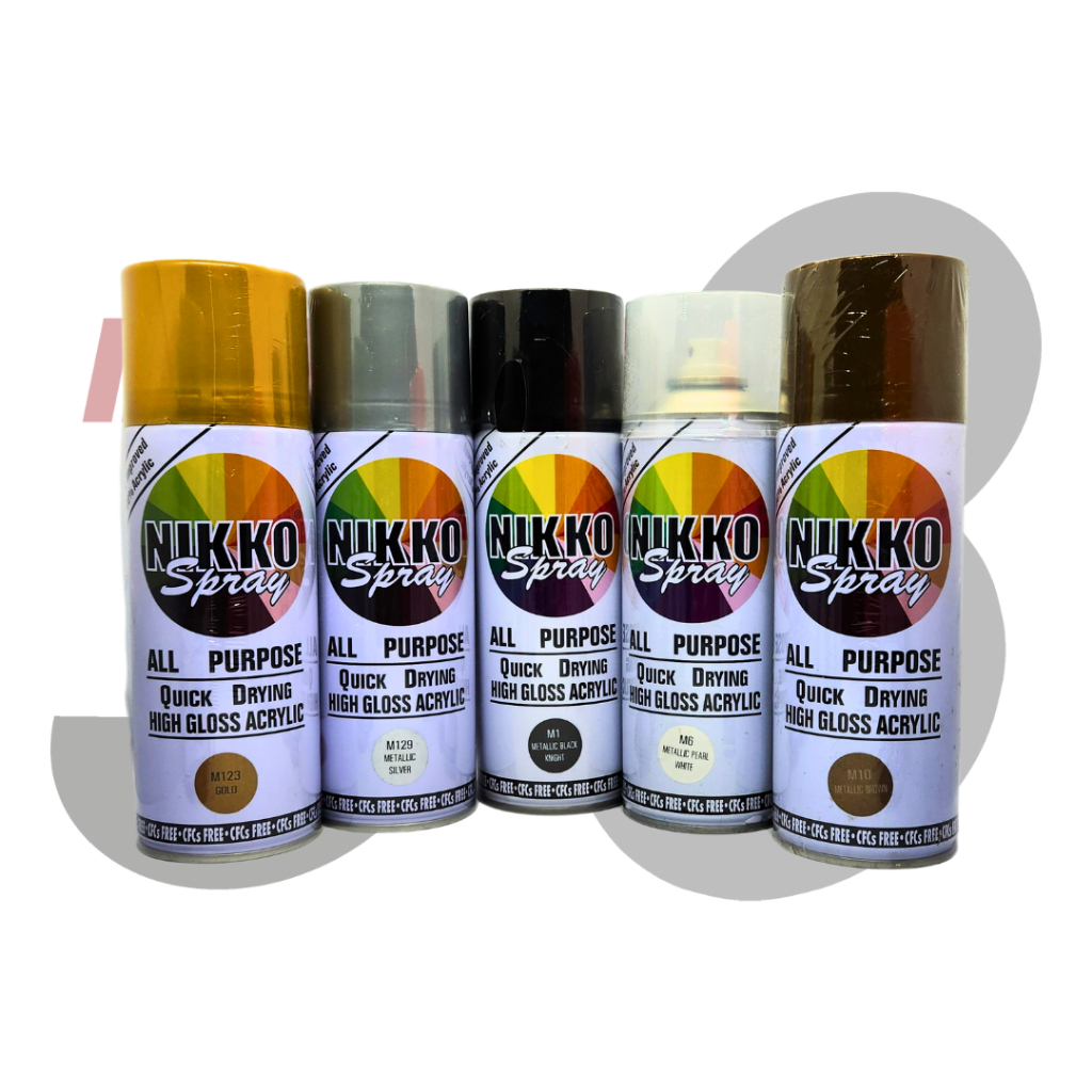 NIKKO Metallic All-Purpose Acrylic Spray Paint | Shopee Philippines