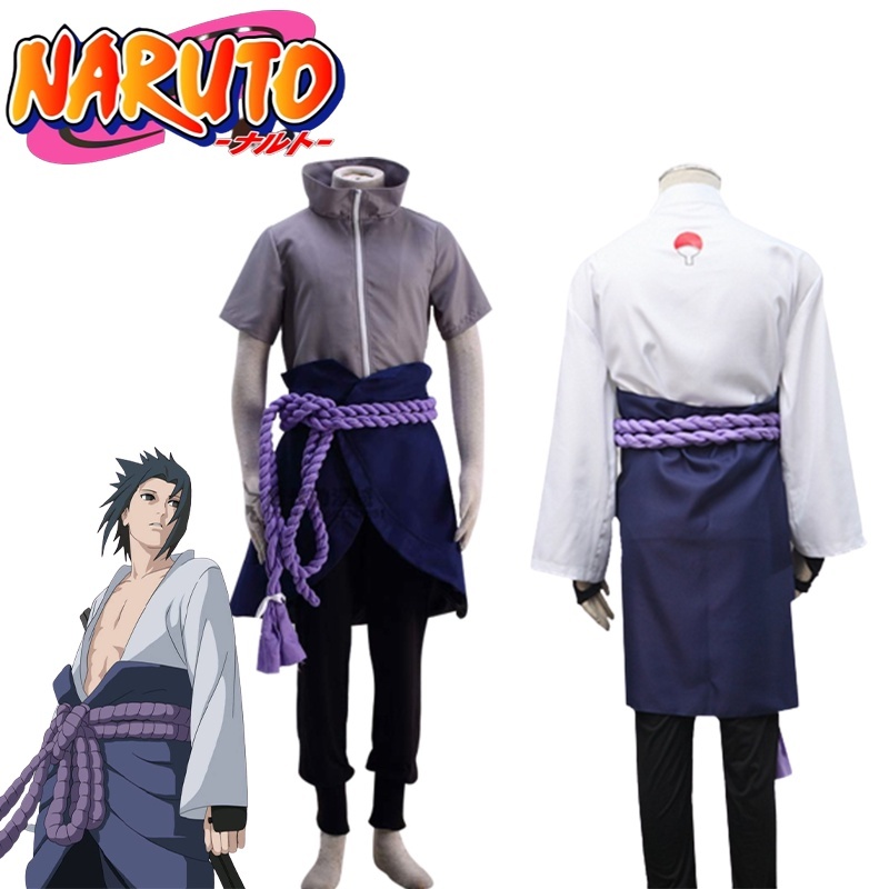 Uchiha Sasuke Cosplay Halloween Costume Anime Haruto Shippuden Third ...