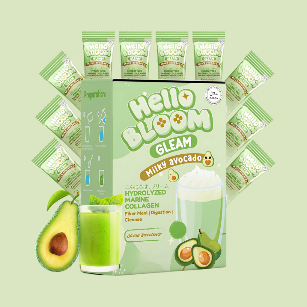 Hello Bloom Gleam Milky Avocado Beauty Rejuvenating and Hydrating Skin ...