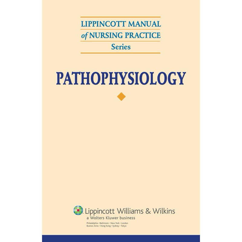 Lippincott Manual of Nursing Practice Series Pathophysiology | Shopee ...