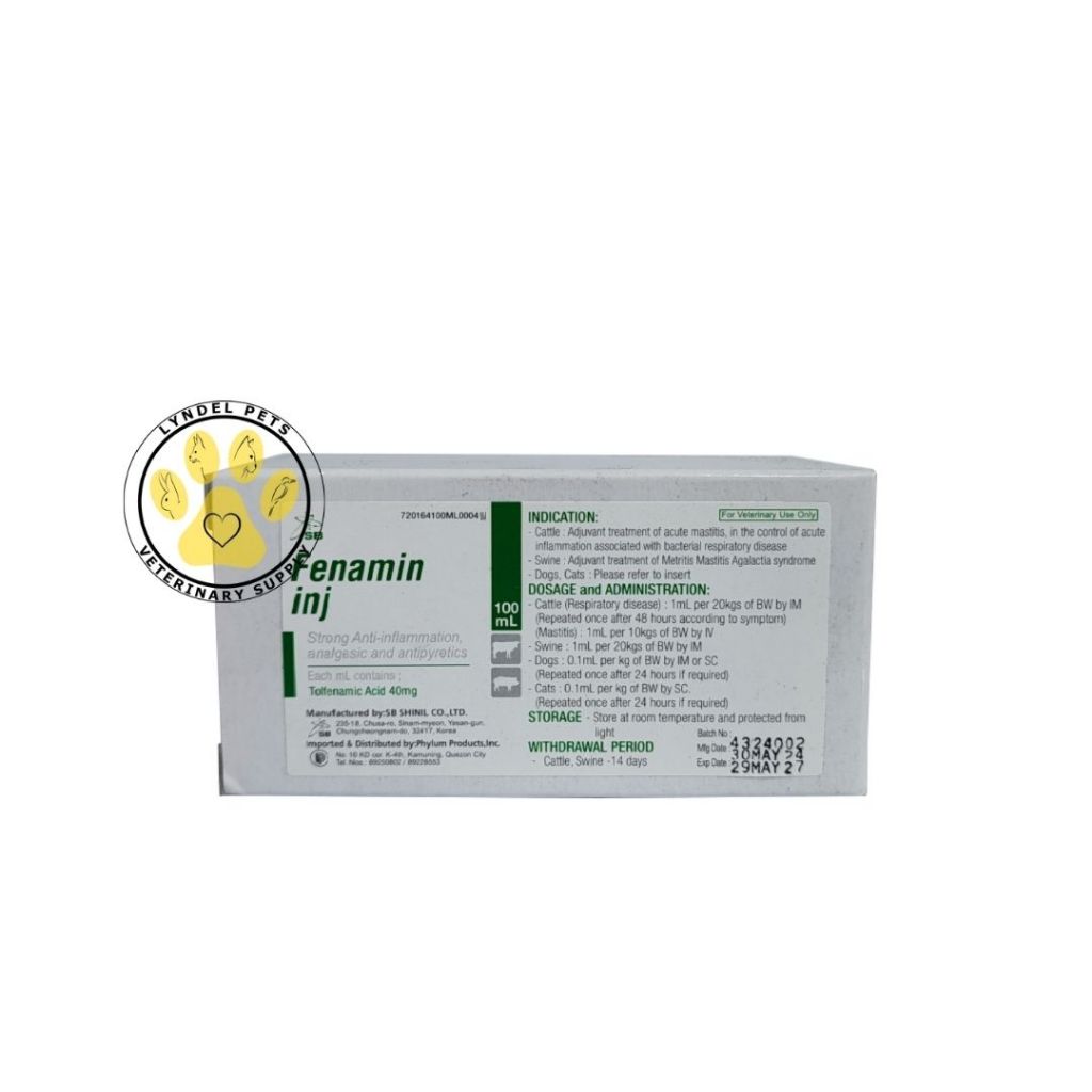 FENAMIN inj (100 ML) Strong Anti-Inflammation, Analgesic and ...