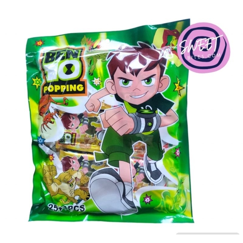 25 + 1 PCS BEN 10 POPPING CANDY | Shopee Philippines