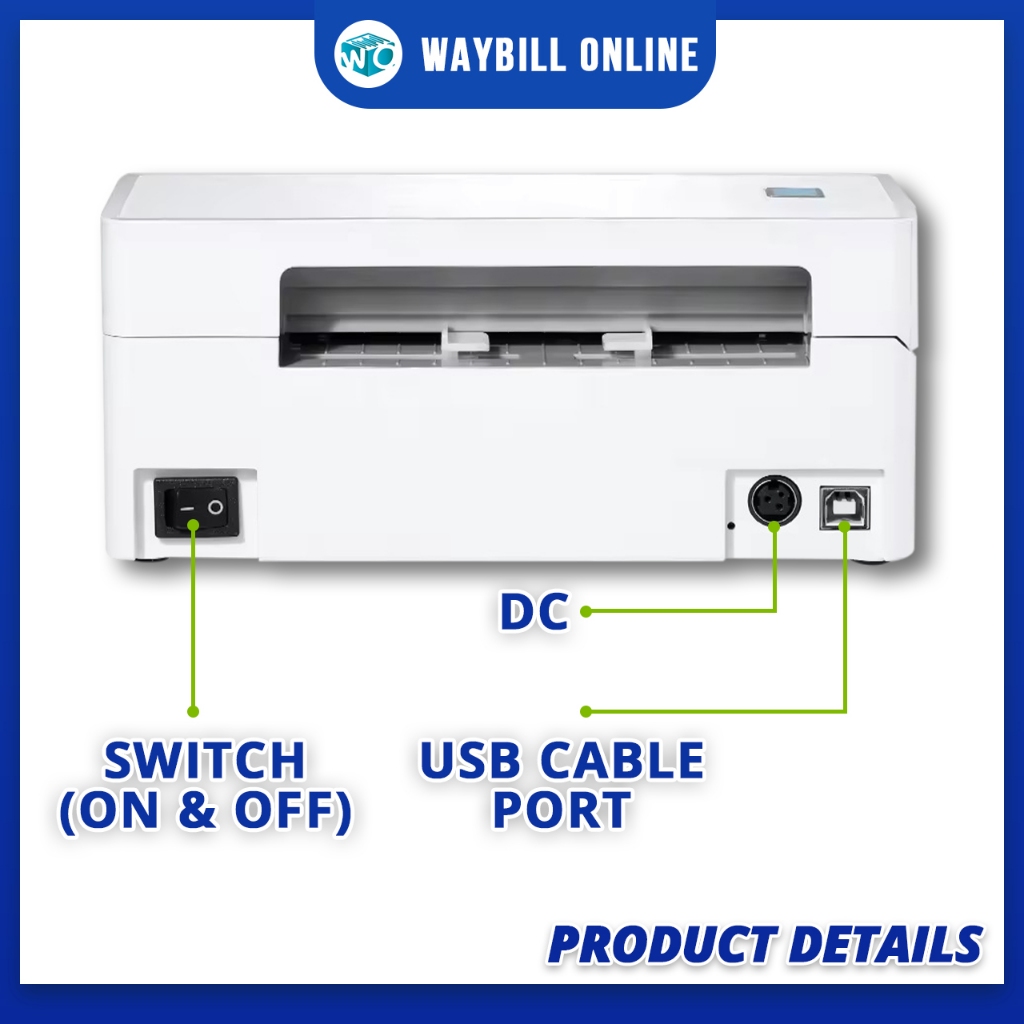 OC - SF401L Waybill Printer A6 Barcode Shipping Label Bluetooth USB ...