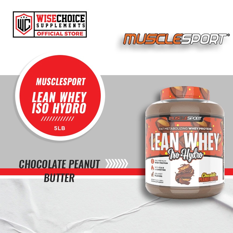 Muscle Sport Lean Whey Iso Hydro 5 Lbs | Shopee Philippines