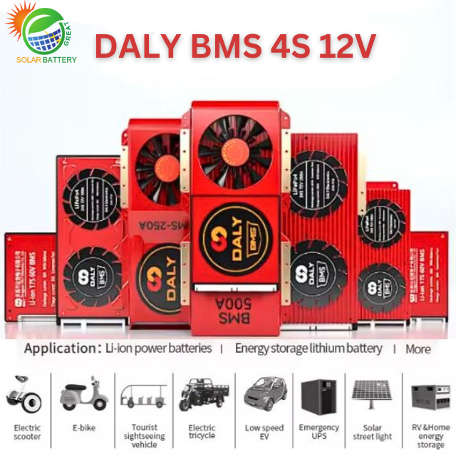 DALY BMS Lifepo4 4s 12v 60A 80A 100A Power Central | Shopee Philippines