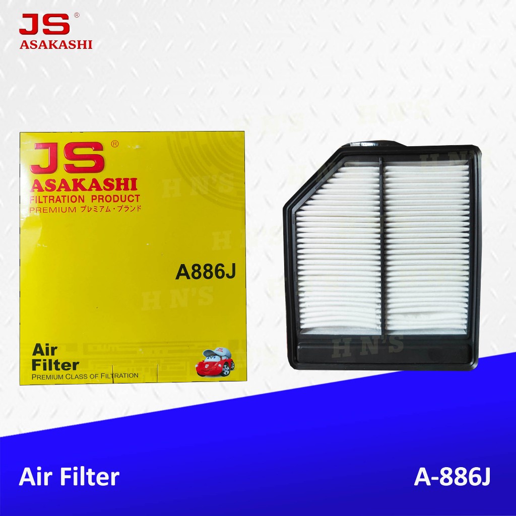 JS Air Filter A-886J for Honda Civic FD 1.8 ( 2005 - 2012 ) | Shopee ...