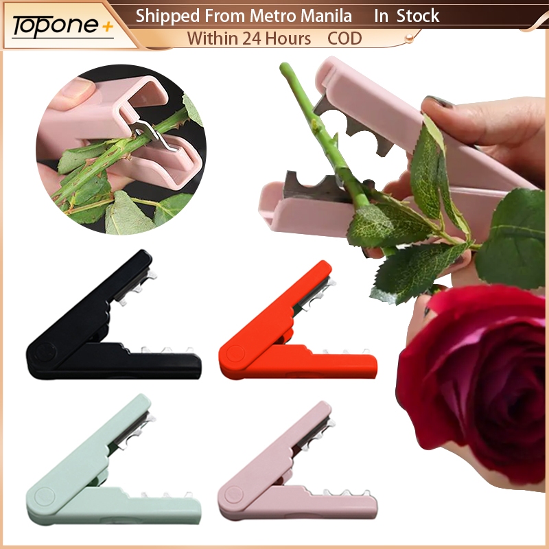 Rose Thorn Stripper Flower Stem Leaf Remover Rose Pincers Florist ...