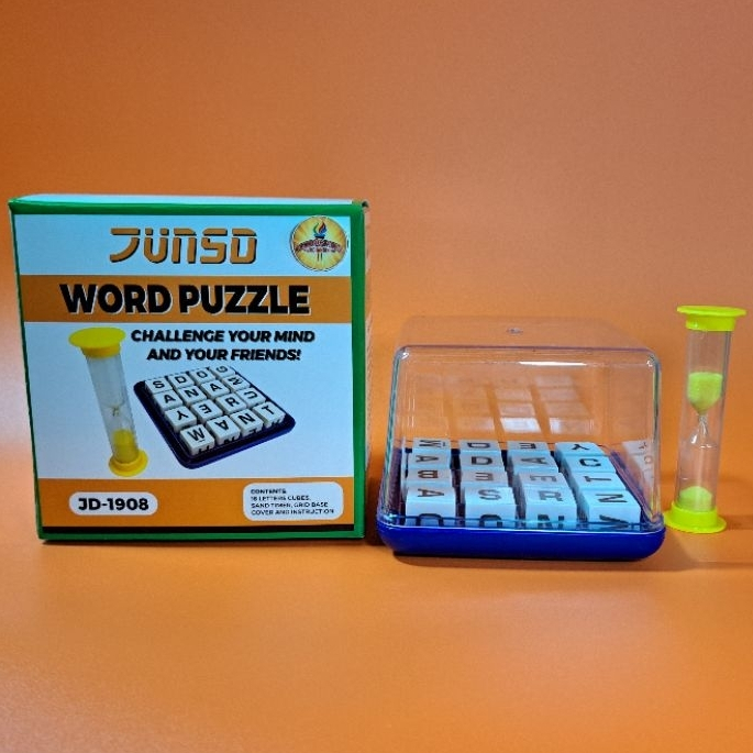 Word Puzzle with Sand Timer | Educational Board Game ( JD-1908 ...