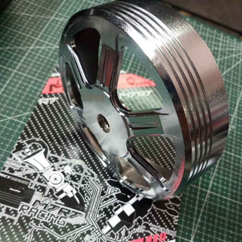 E143 Yamaha Mx 125 / Mxi 125 Full CNC Grooved Clutch Bell v2 MTRT ...