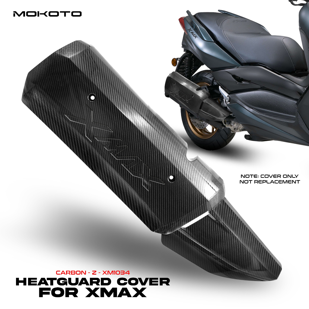 MOKOTO YAMAHA XMAX MUFFLER COVER Z-XM1034 EXHAUST HEAT GUARD COVER FOR ...