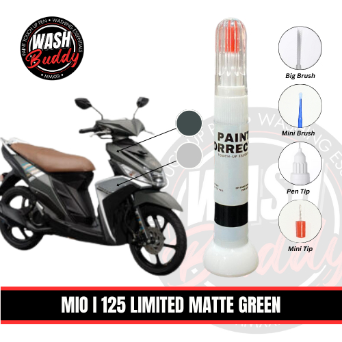 Mio i125 Limited Matte Green Color Touch Up (Paint Correct) | Shopee ...