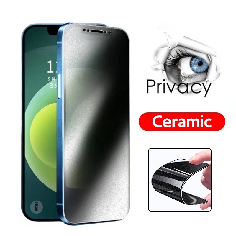 For Samsung A16 A36 A26 A56 A06 S24 FE 4G 5G Matte Privacy Ceramic Tempered Glass | Shopee ...