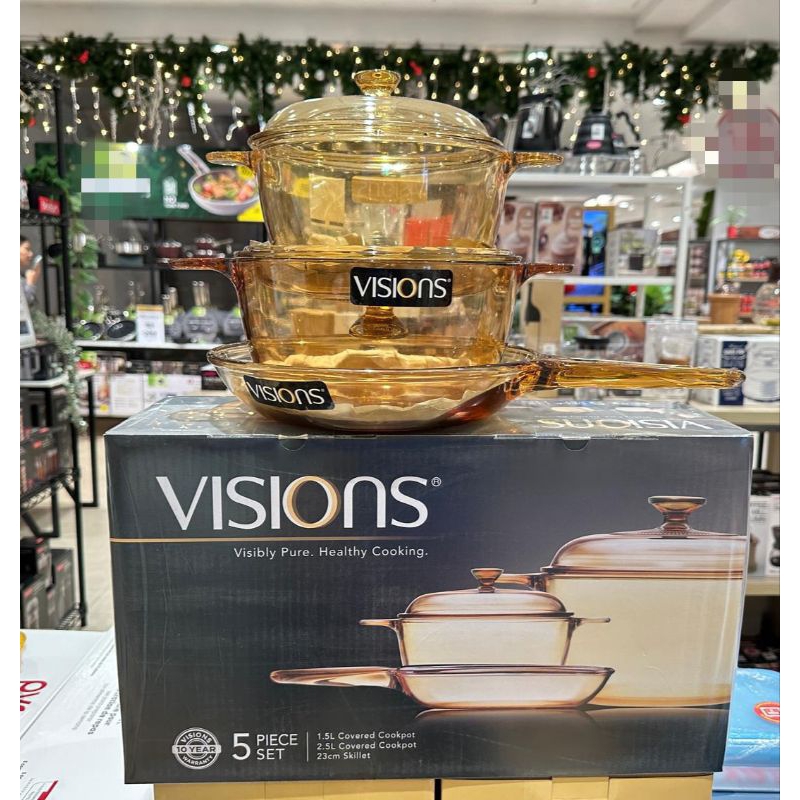 visions cookware 5pc set(JNT courier only) | Shopee Philippines