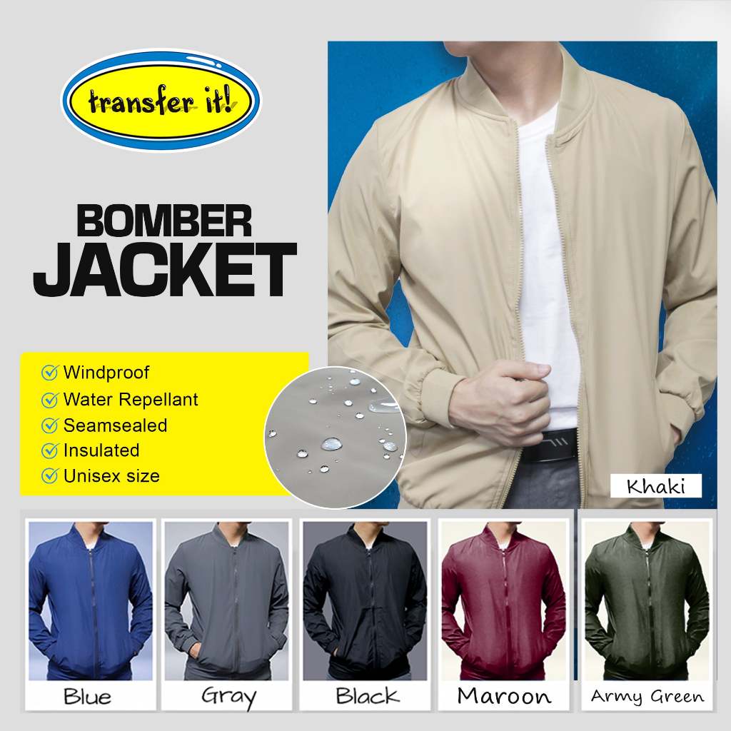 Windbreaker Water Resistant Jacket NO Hood Personalized Logo Print ...