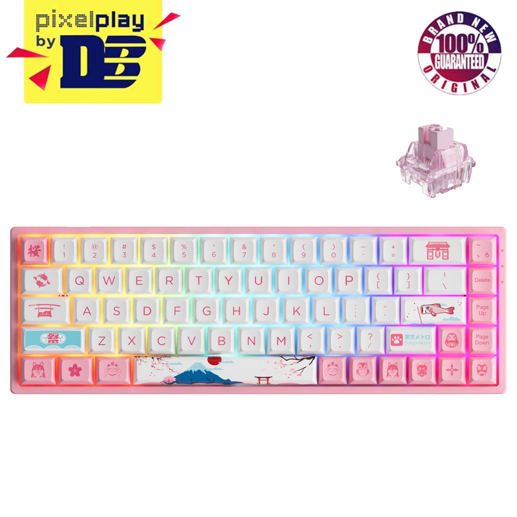AKKO World Tour Tokyo R2 3068B Plus Multi-Modes RGB Mechanical Keyboard ...