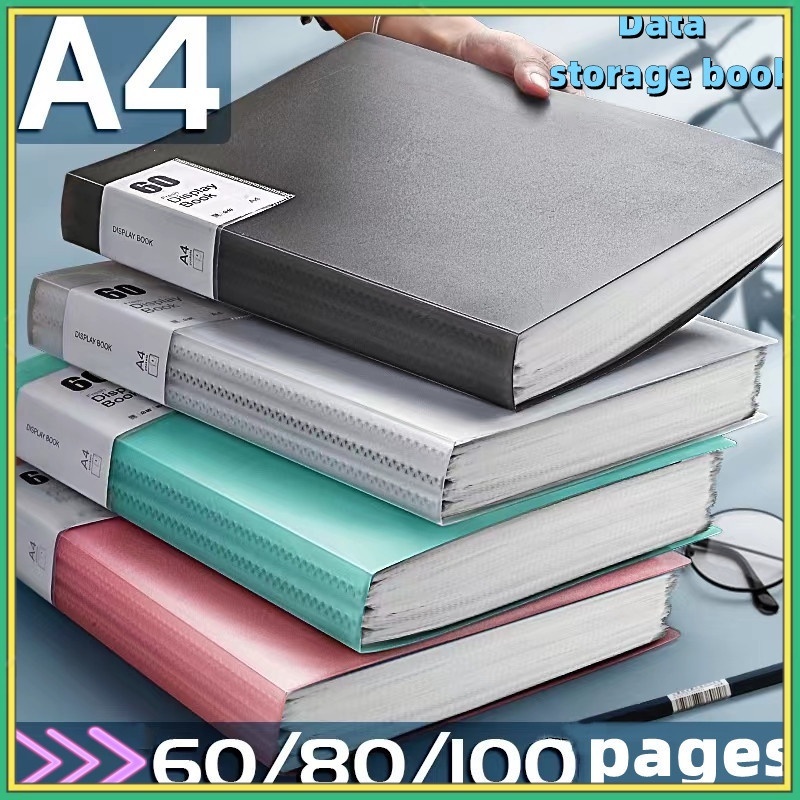 A4 Large Capacity Transparent Folder Paper Storage Multi-Layer File ...