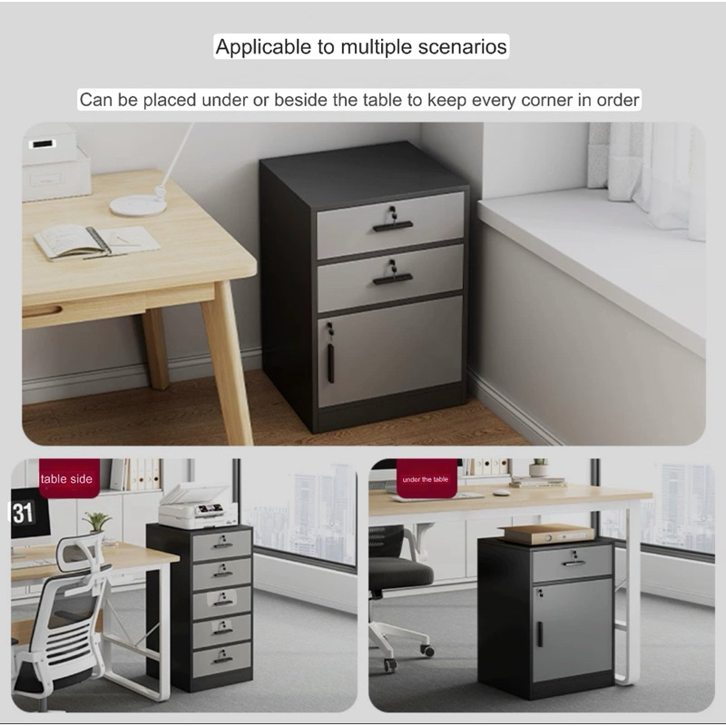 Desk side cabinet file cabinet under the desk storage cabinet office ...