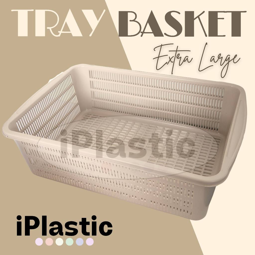 iPlastic. Storage Tray Organizer Extra Large 40x30x14CM storage box ...
