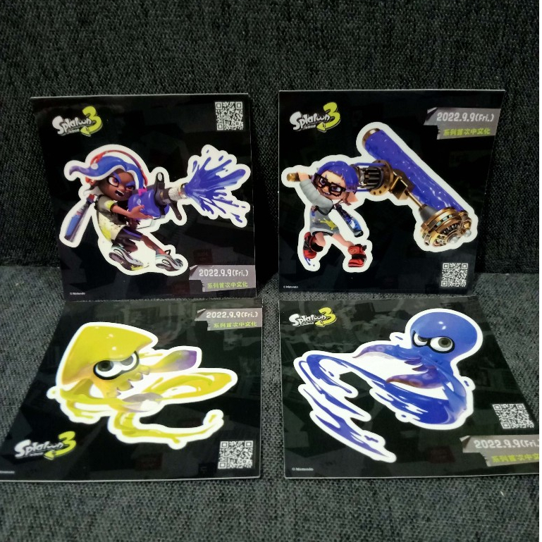 Splatoon 3 Sticker Set of 4 ( New ) | Shopee Philippines