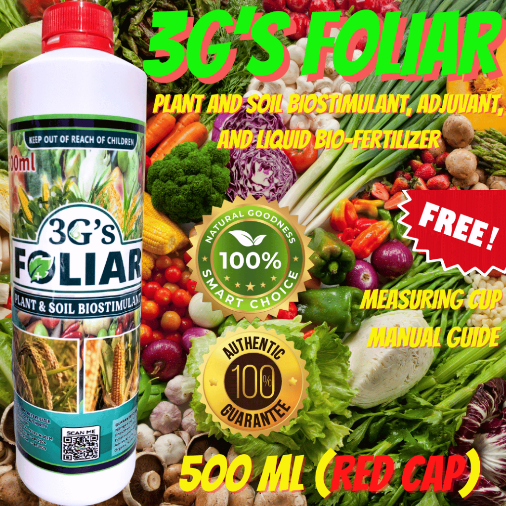 (RED CAP) 3GS SUPER FOLIAR SOIL PLANT W/ INSECT REPELLANT ADJUVANT, BIO ...