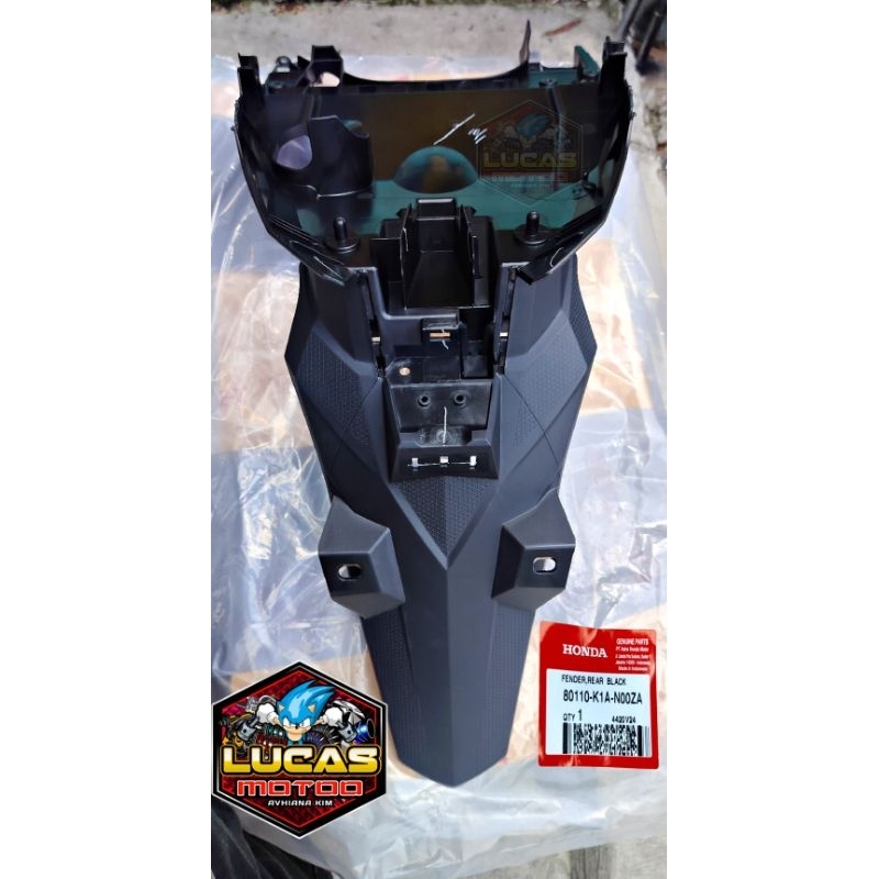 rear fender ( fender rear black )for beat fi version 3 ( 80110-K1A ...