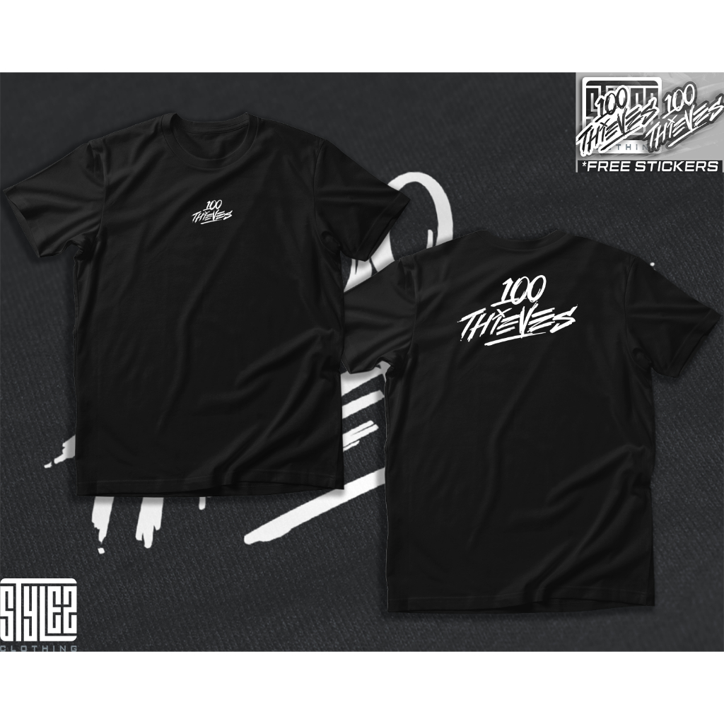 STYLEZ 100THIEVES 100T ESPORTS T-SHIRT | Shopee Philippines