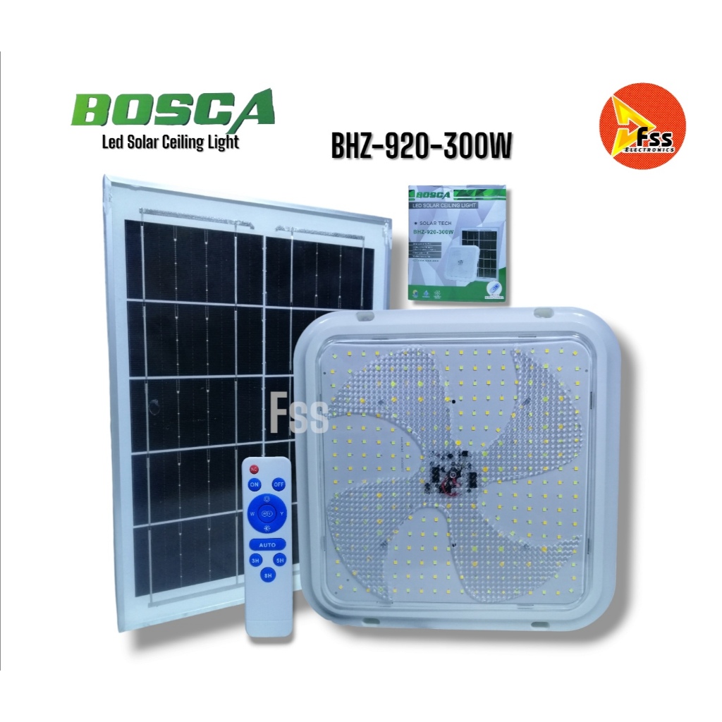 Bosca Led Solar Ceiling Light BHZ-920(300w) Ceiling IP54 Waterproof ...