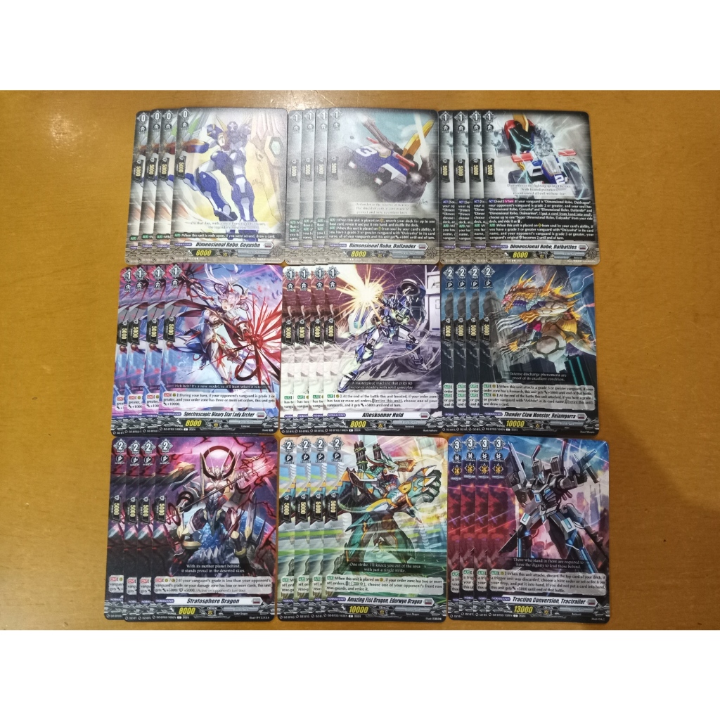 CFV Brandt Gate Commons Playset DZ-BT03 Dimensional Transcendence Cardfight Vanguard English ...