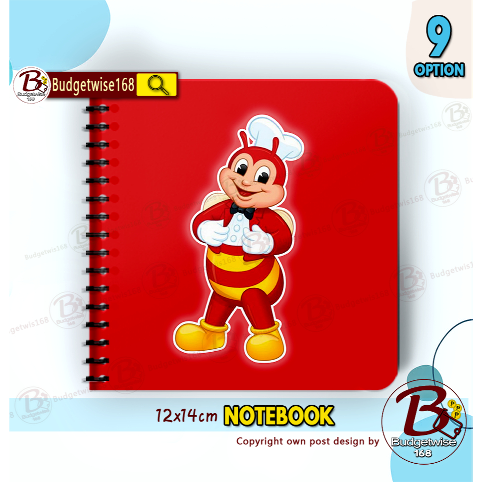 Jollibee Notebook / Souvenir / giveaways / gift / birthday / Budgetwise ...