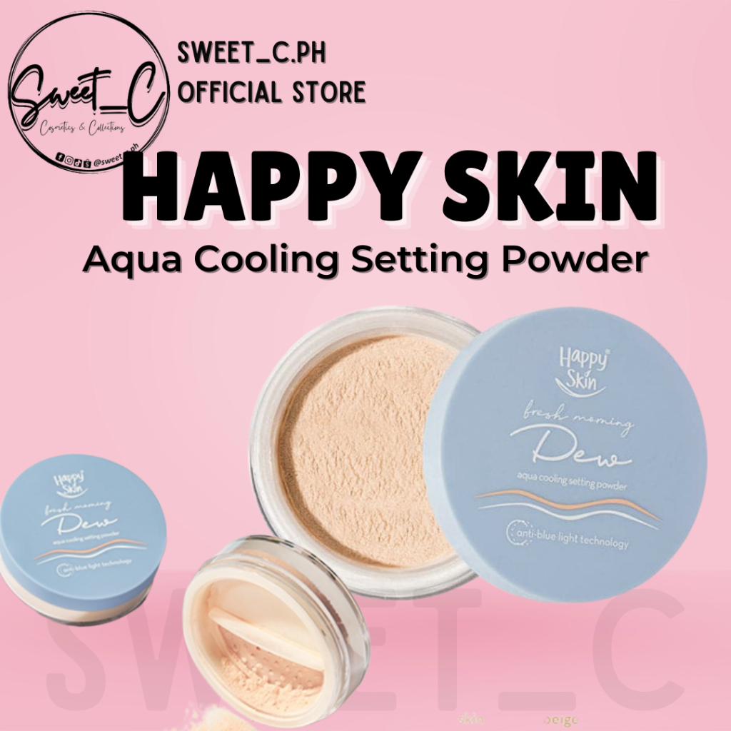 Happy Skin Dew Aqua Cooling Setting Powder | Shopee Philippines