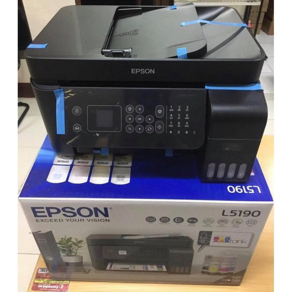 EPSON Printer Eco Tank L5190 Multifunction wireless, Print• Scan• Fax ...