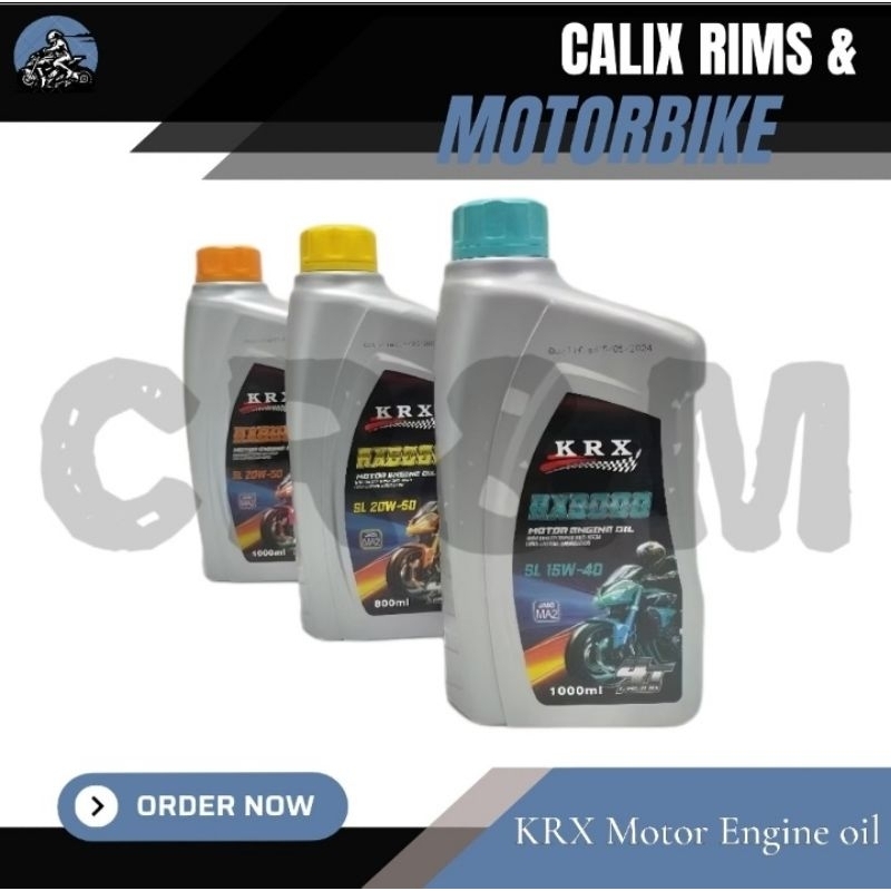 KRX Engine Motor oil (800/1000mL) | Shopee Philippines