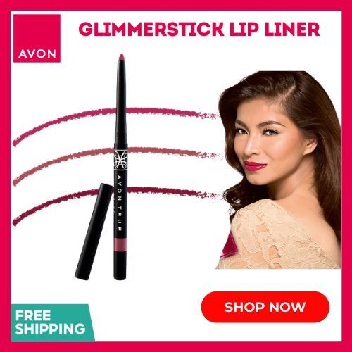 Avon Color Glimmerstick Lip Liner Long-Lasting Waterproof for Full ...
