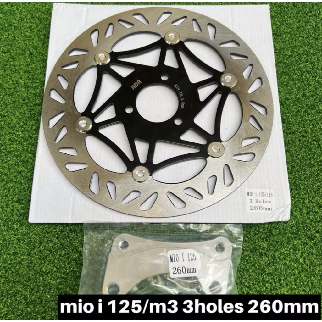DISC BRAKE 3HOLE MIO I 125/M3 260MM BIG DISC BRAKE | Shopee Philippines