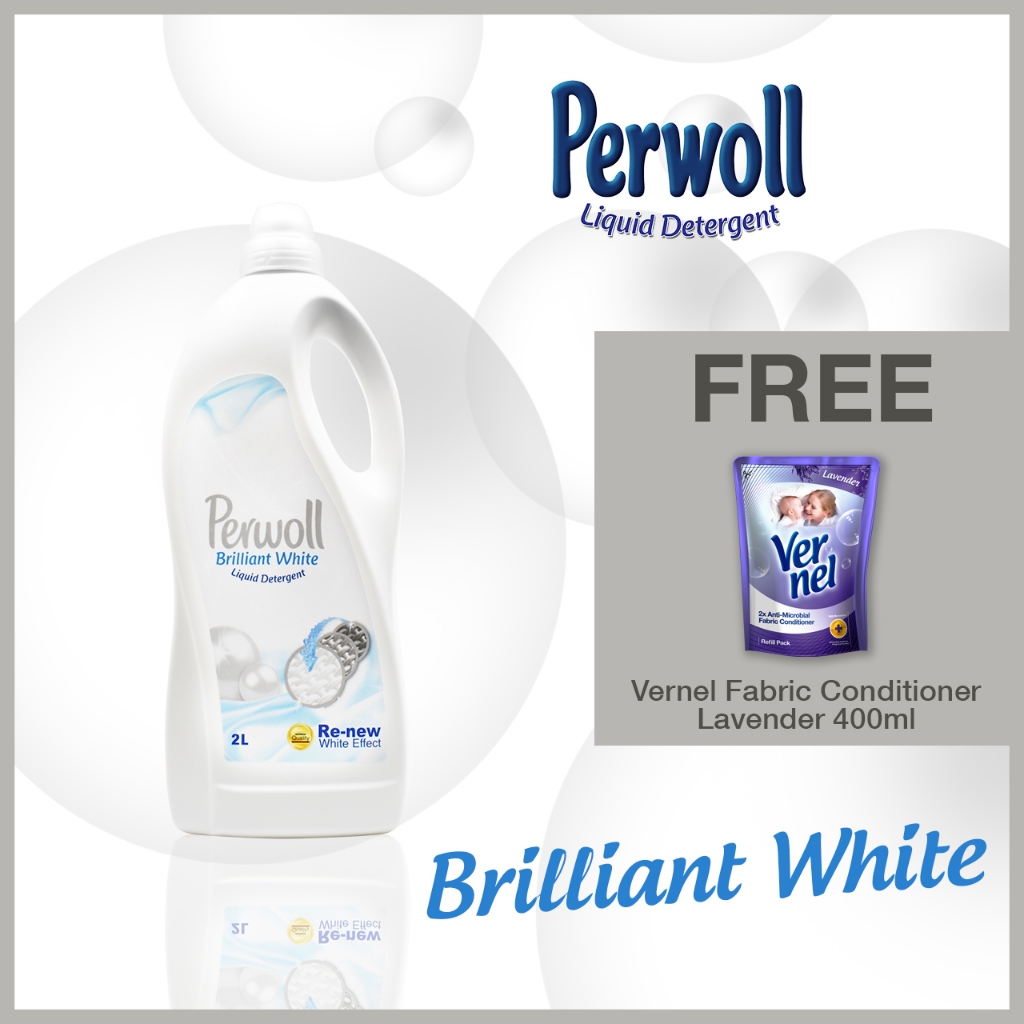 Perwoll Brilliant White Liquid Detergent 2 Liter (Promo) | Shopee ...