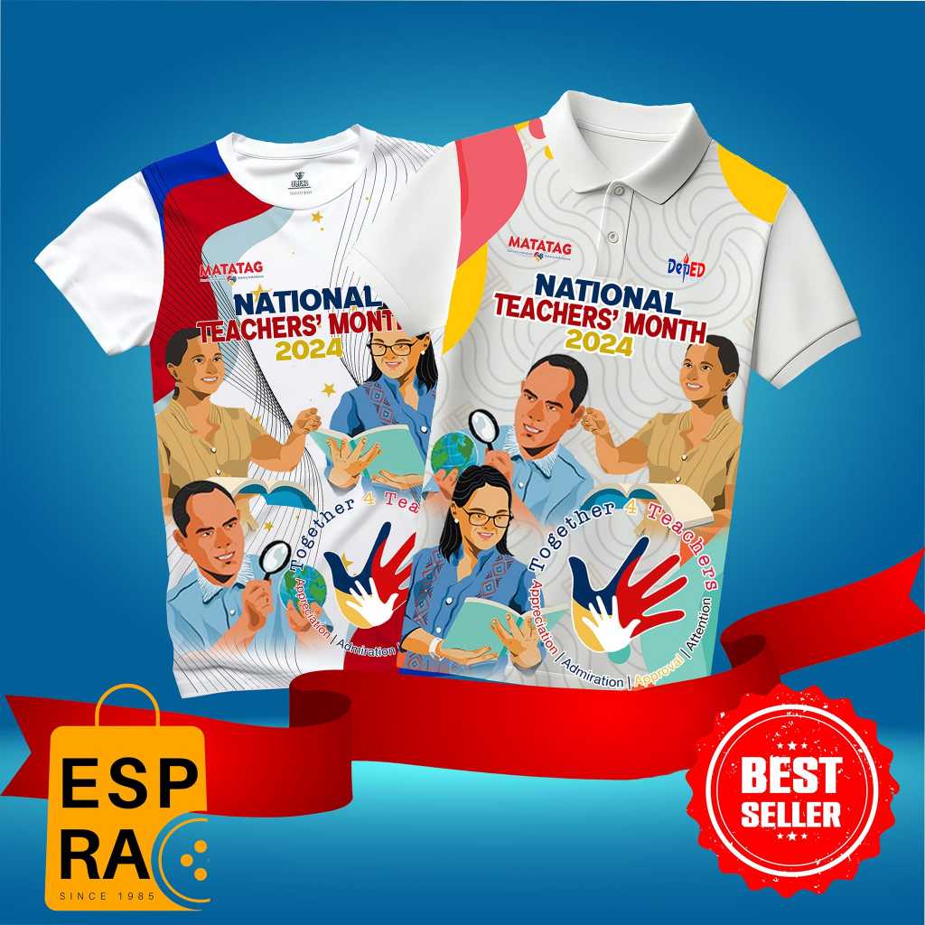 NATIONAL TEACHER'S MONTH 2024 (FSS) SHIRTS | Shopee Philippines