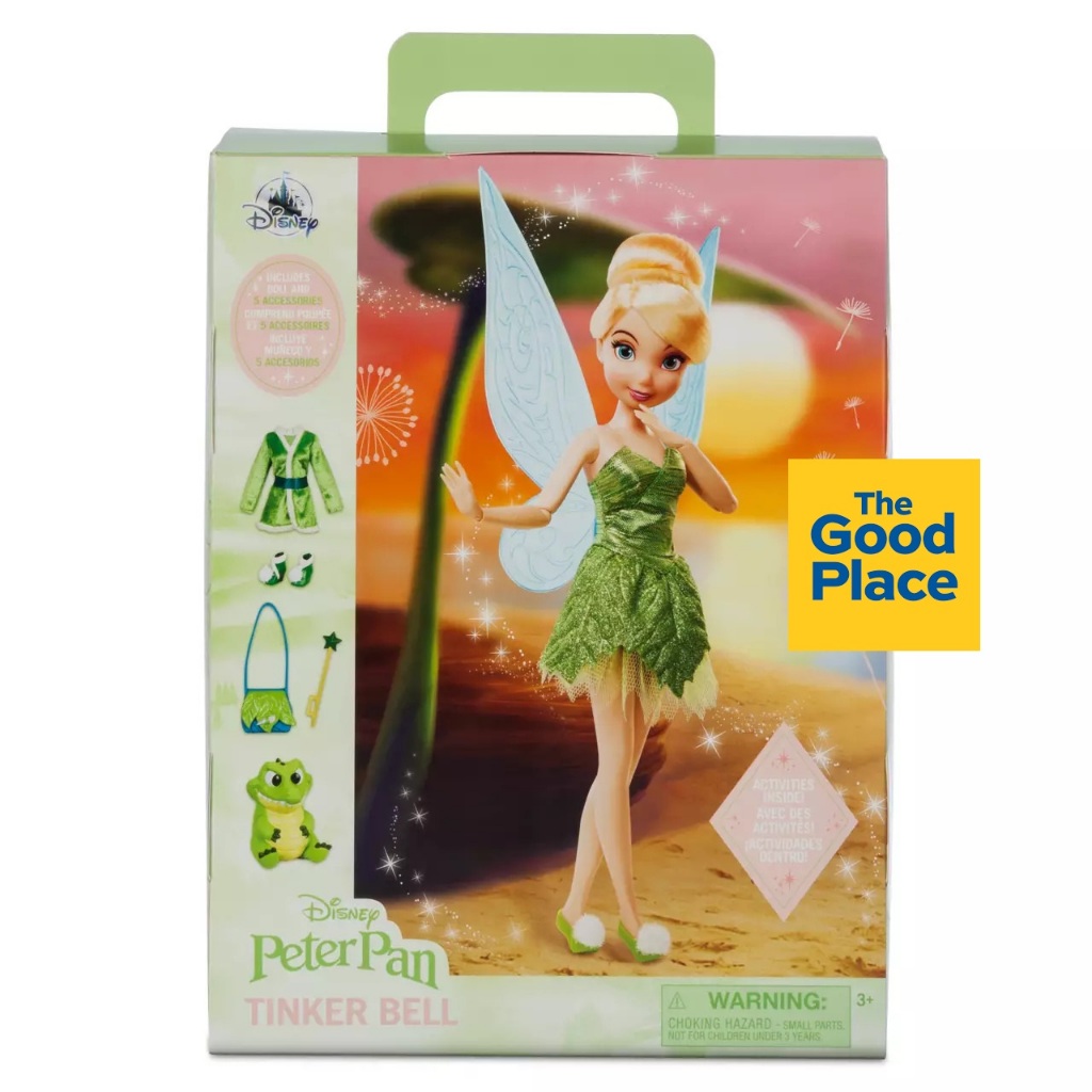 DISNEY Official Princess Story Doll Deluxe Tinker Bell 11 Inches With 2 ...
