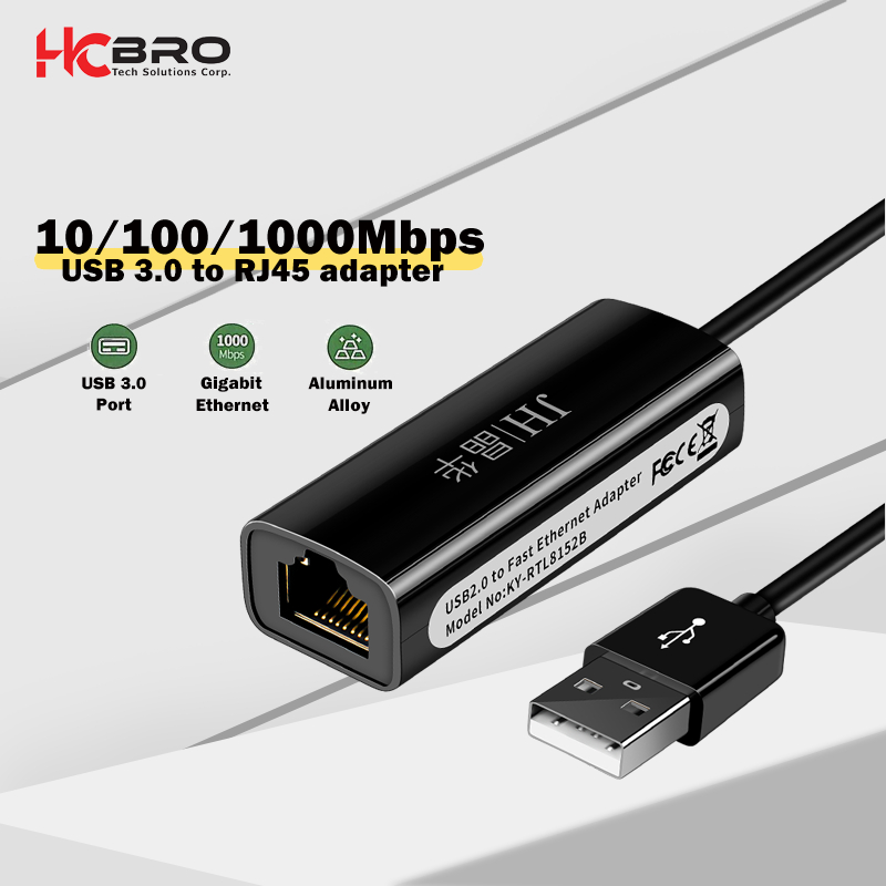 10/100/1000 Mbps USB 3.0 to RJ45 adapter driver free network RJ45 LAN ...