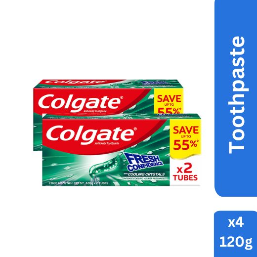 Colgate Fresh Confidence Cool Menthol Fresh Toothpaste for Fresh Breath ...