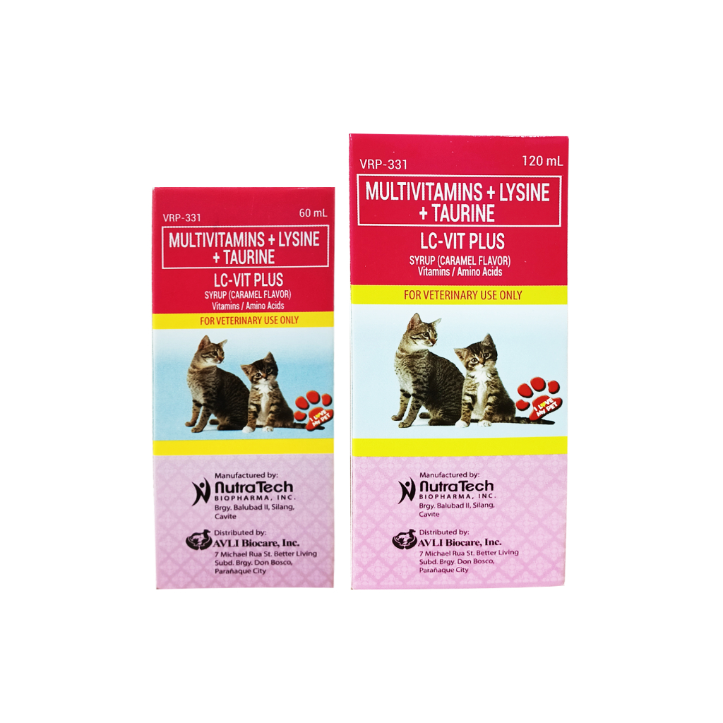 LC-Vit Plus Syrup (Multivitamins) for Cats (w/Caramel Flavor) | Shopee ...