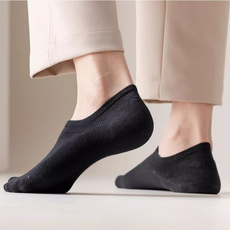 5 pairs Pure cotton student Low Cut socks, adult Low Cut cotton socks ...
