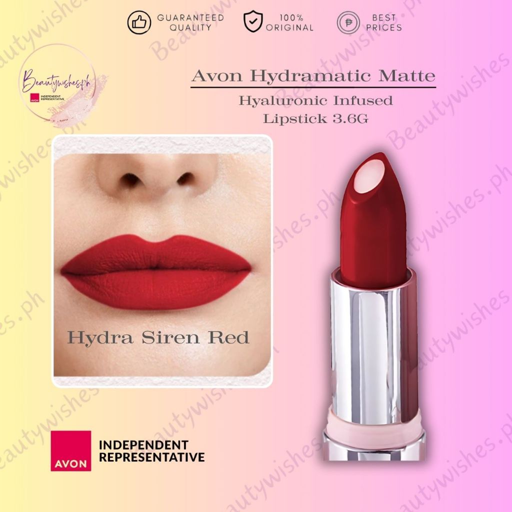 Avon Hydramatic Matte Lipstick 3.6g | Shopee Philippines