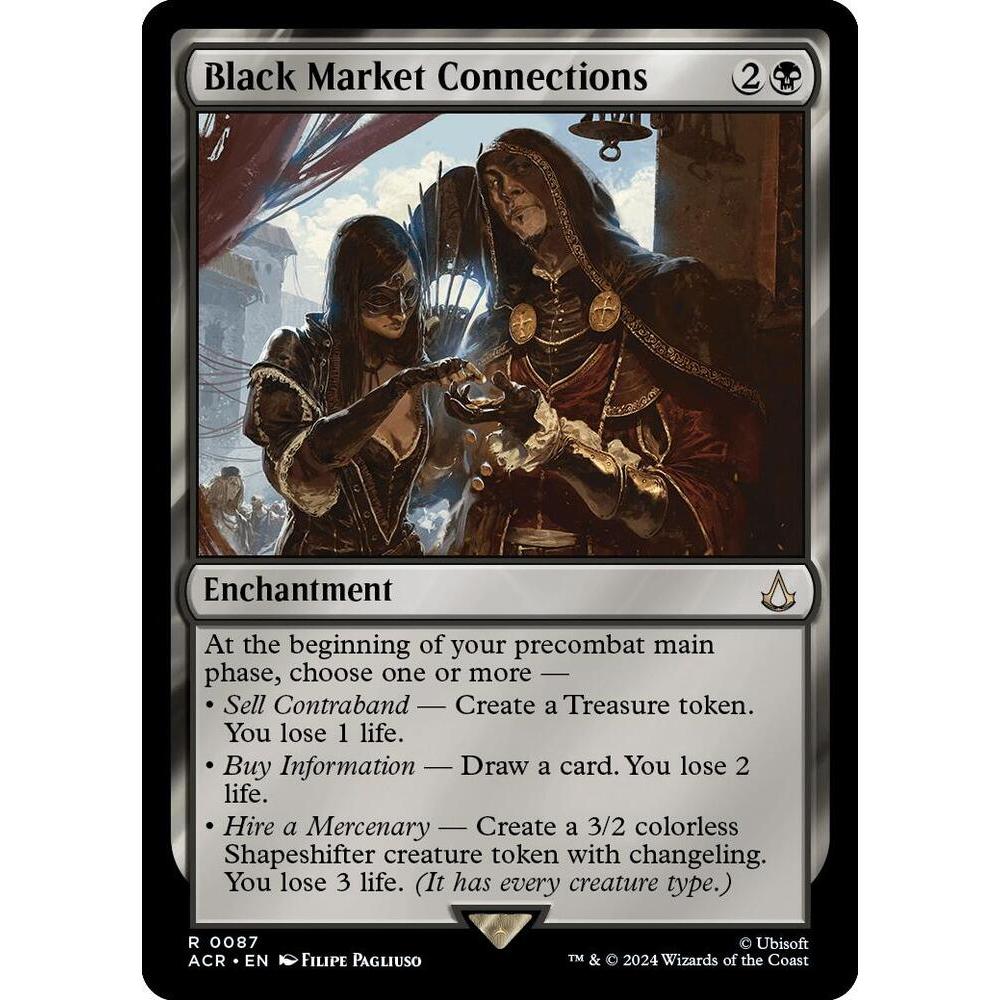 Magic: The Gathering | Black Market Connections | Universes Beyond ...